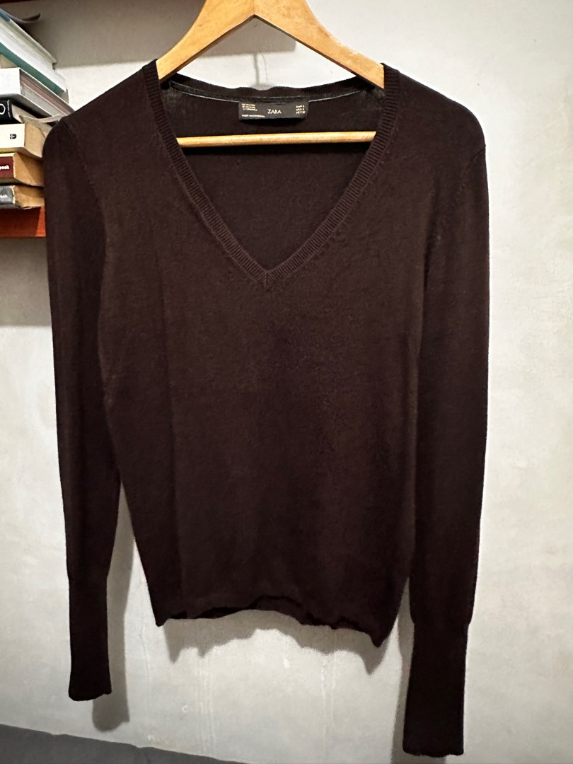 Zara Soft Rayon Sweater, Women's Fashion, Tops, Longsleeves on Carousell