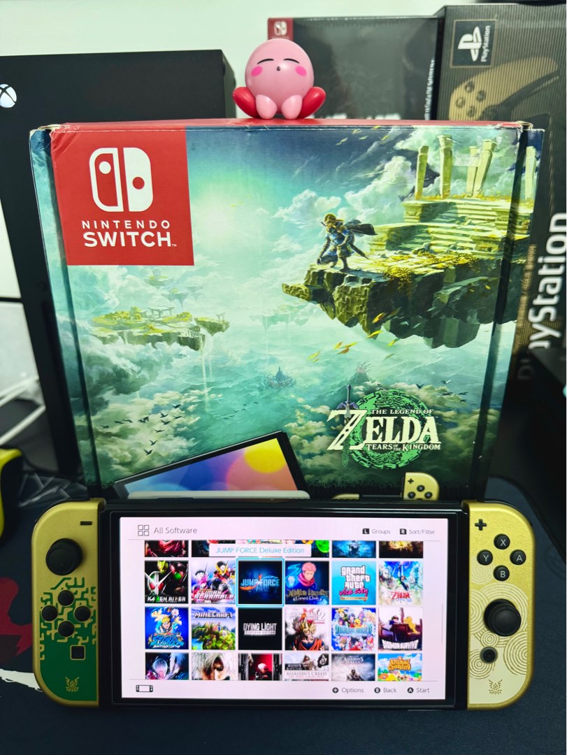 Zelda ToTK Oled Jailbreak 512gb, Video Gaming, Video Game Consoles ...