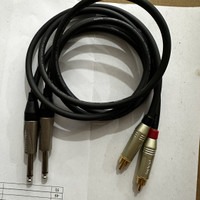 2nd Amphenol - 1/4" Phone Mono to RCA + Klotz cable 80cm, Elektronik ...
