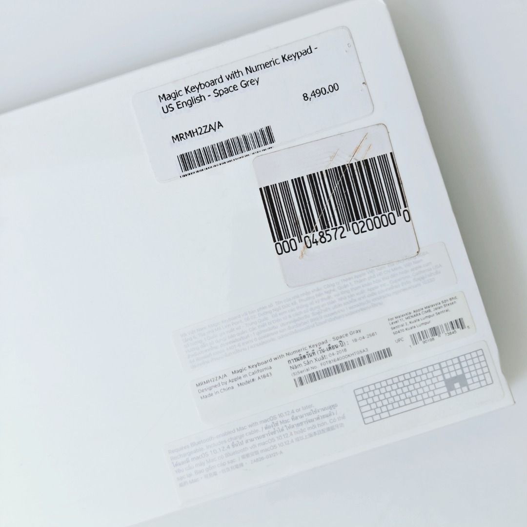 Brand New Apple Magic Keyboard with Numeric Keypad Space Grey Black ...