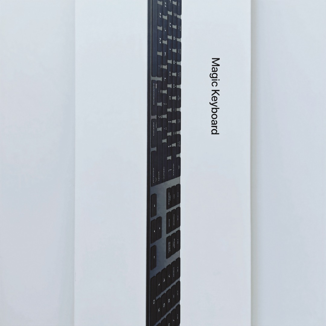 Brand New Apple Magic Keyboard with Numeric Keypad Space Grey Black Limited Edition Wireless ...