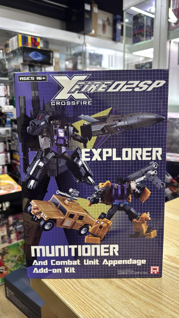 全新 Xfire Transformers 02sp Crossfire Explorer Munitioner 變形金剛 戰鬥派, 興趣及 ...