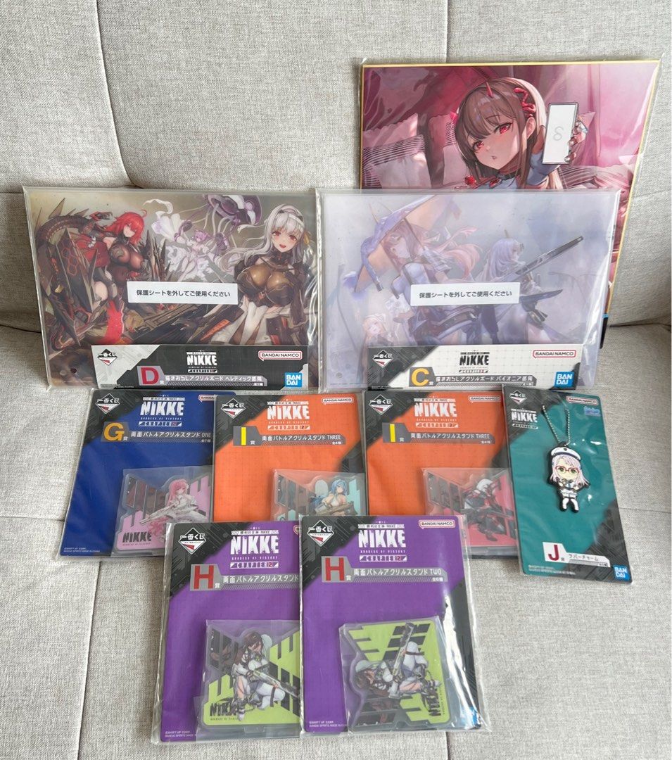 All for $80 Nikke kuji Goddess Of Victory Nikke Chapter 2 Nikke kuji ...