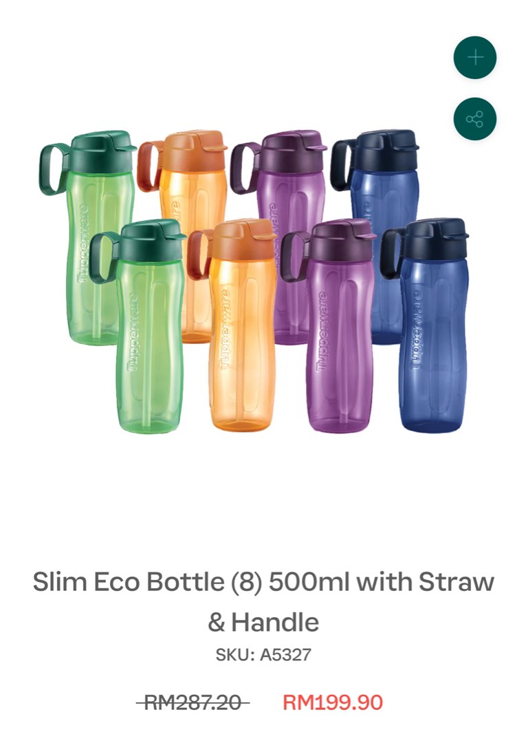 Botol air tupperware, Furniture & Home Living, Kitchenware & Tableware ...