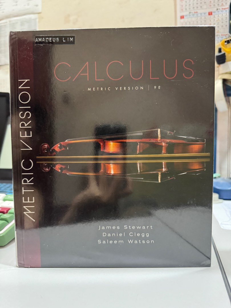 Calculus (Metric Version) 9th Edition - Stewart, Hobbies & Toys, Books ...