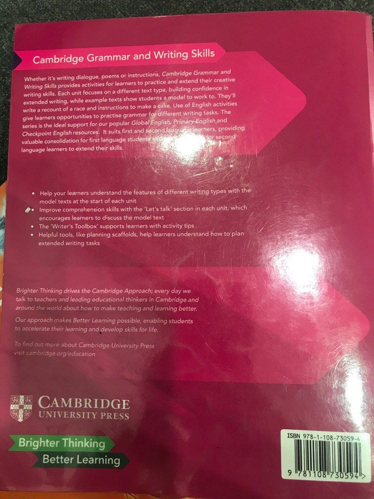 Cambridge Grammar and Writing Skills Learner Book 2, Hobbies & Toys ...