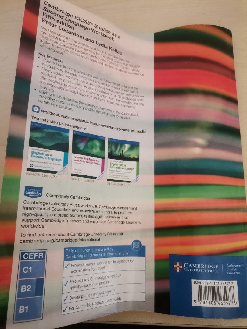 Cambridge IGCSE O-Level English as a Second Language Workbook (Fifth ...