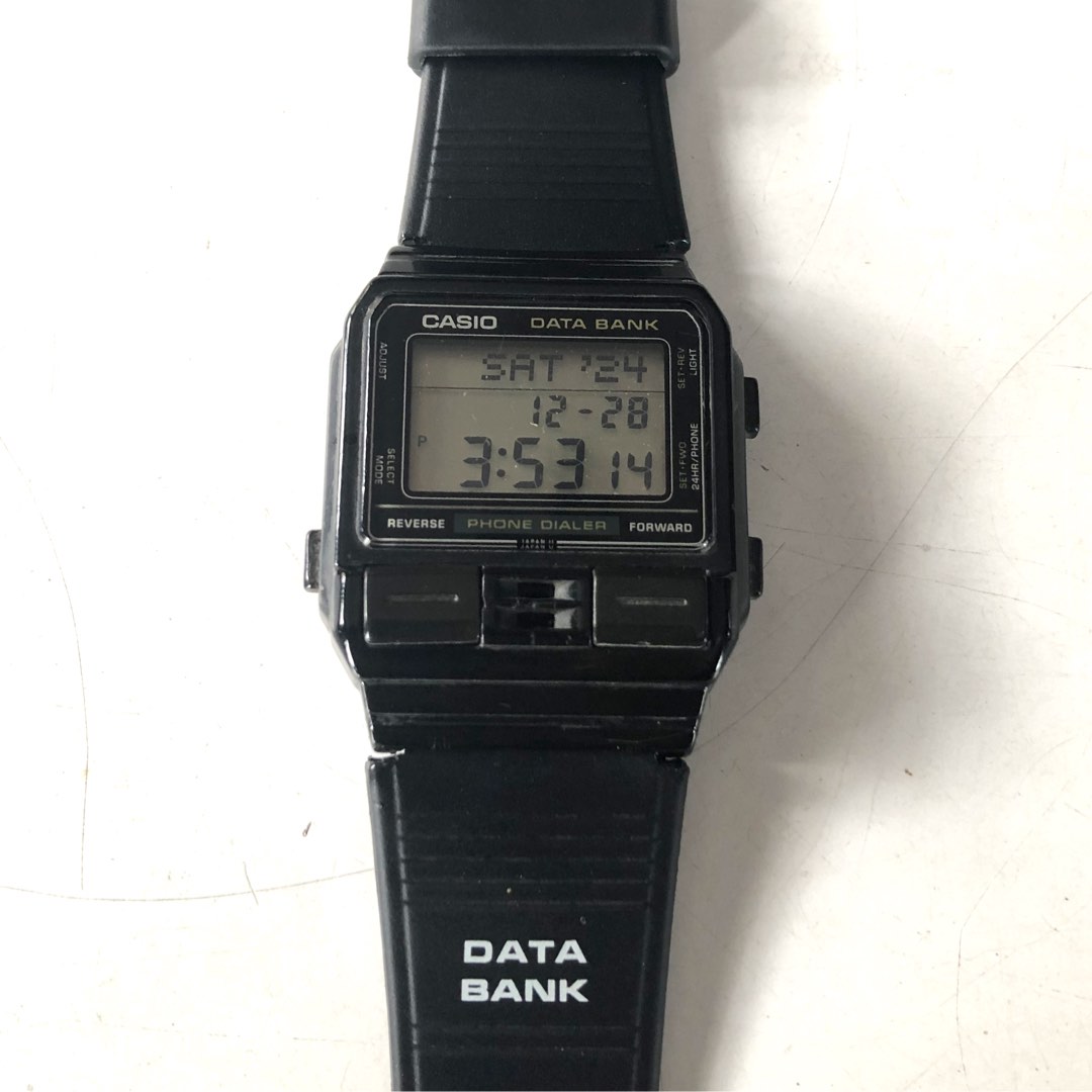 Casio Data Bank DBA-80 Vintage Japan, Men's Fashion, Watches ...