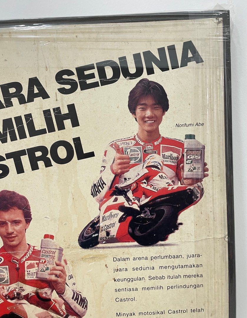 Castrol Engine Oil Poster, Hobbies & Toys, Collectibles & Memorabilia ...