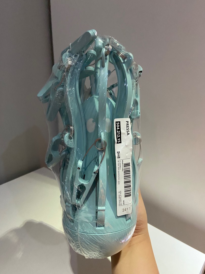 IKEA PRESSA Hanging dryer with 16 clothes clips, Furniture & Home Living, Home Improvement ...