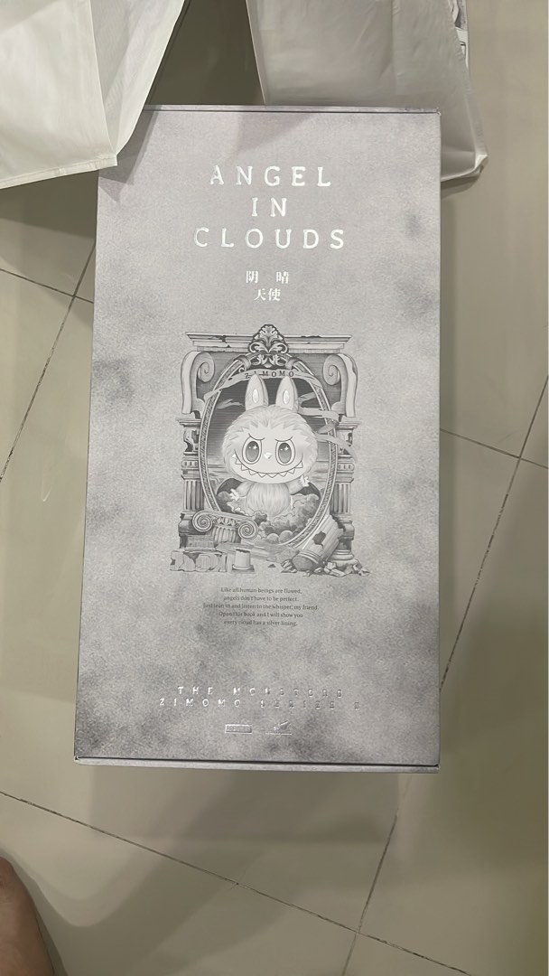 (CHEAP)LABUBU BESAR - ZIMOMO ANGEL IN CLOUDS, Hobbies & Toys, Toys ...