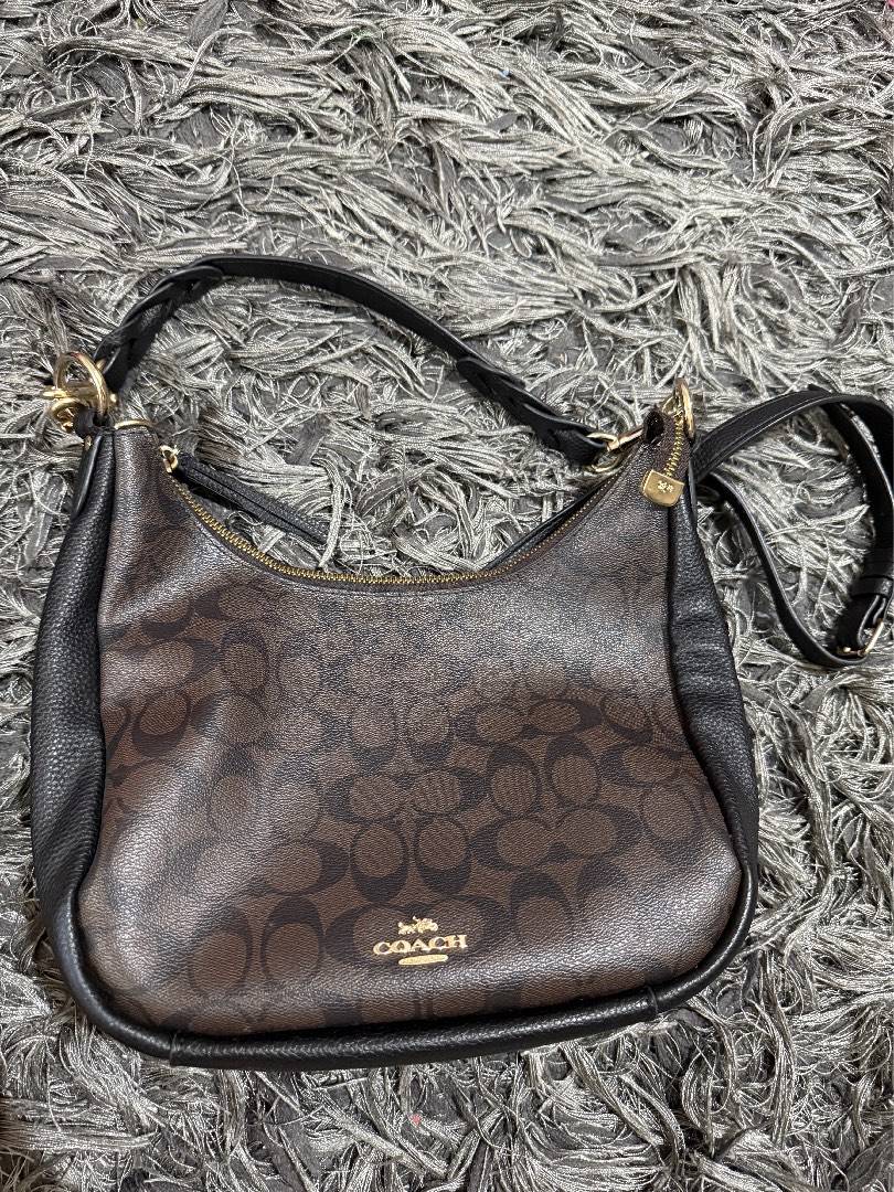 Coach Authentic Jules Hobo in Signature Canvas Bag, Luxury, Bags ...