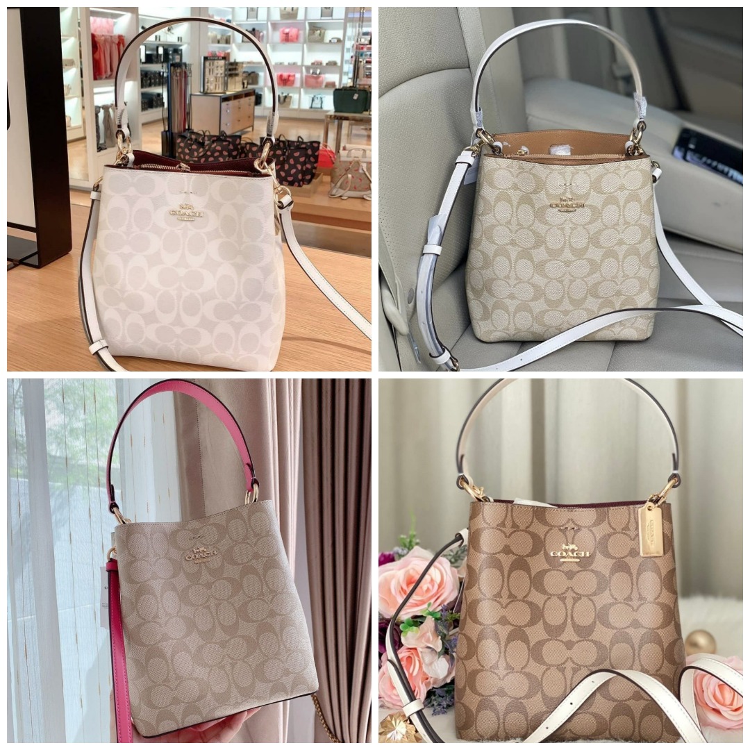 Coach Ladies Bag - 2312 Small Town Bucket Bag in Signature Coated ...