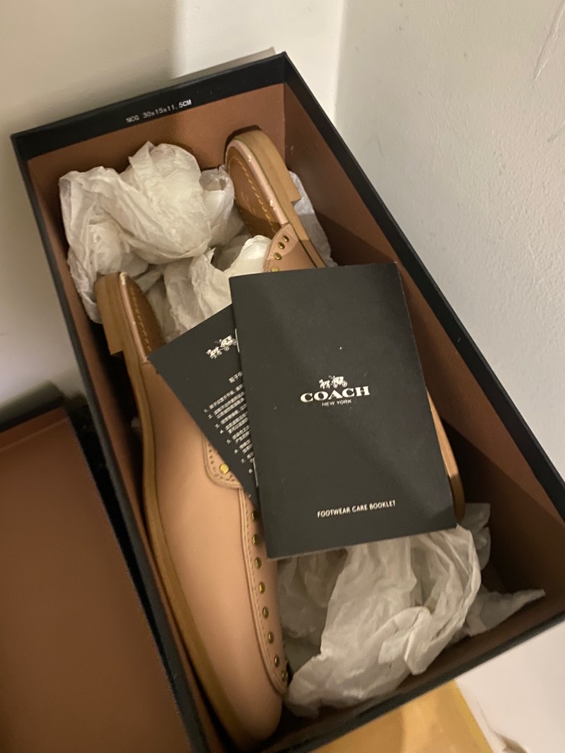 Coach Mules, Women's Fashion, Footwear, Flats & Sandals on Carousell