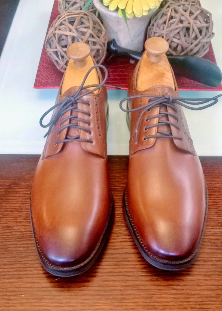 Cole Haan Jefferson Grand 2.0 Plain Toe Oxford in British Tan, Men's ...