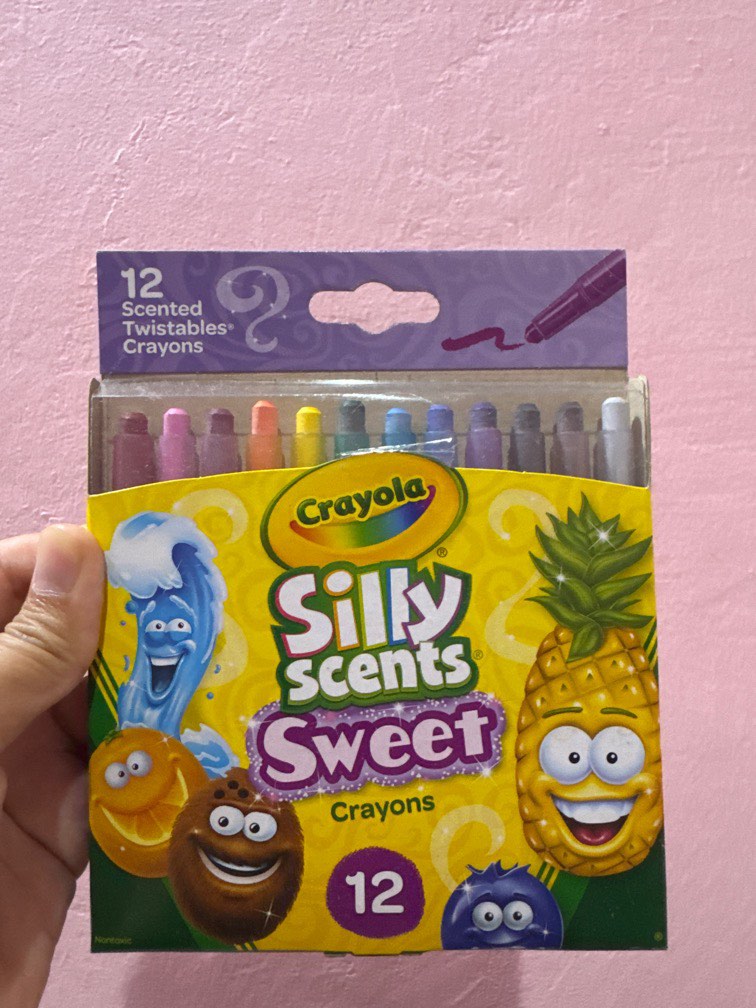 Crayola silly scents sweet crayons, Hobbies & Toys, Stationery & Craft ...