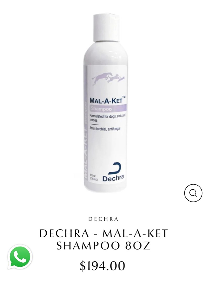 DECHRA MAL-A-KET SHAMPOO, 寵物用品, 寵物健康與美容 - Carousell