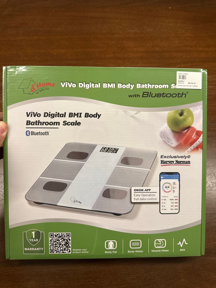 Digital BMI Body Bathroom Scale, Health & Nutrition, Health Monitors ...