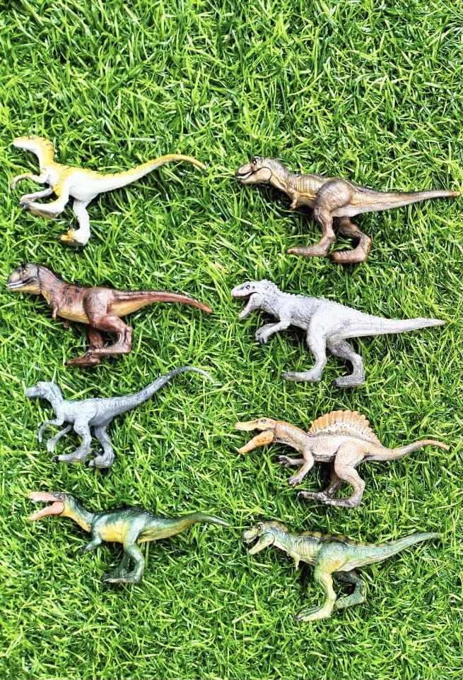 Dino action mattel repaint, Toys & Collectibles, Mainan di Carousell