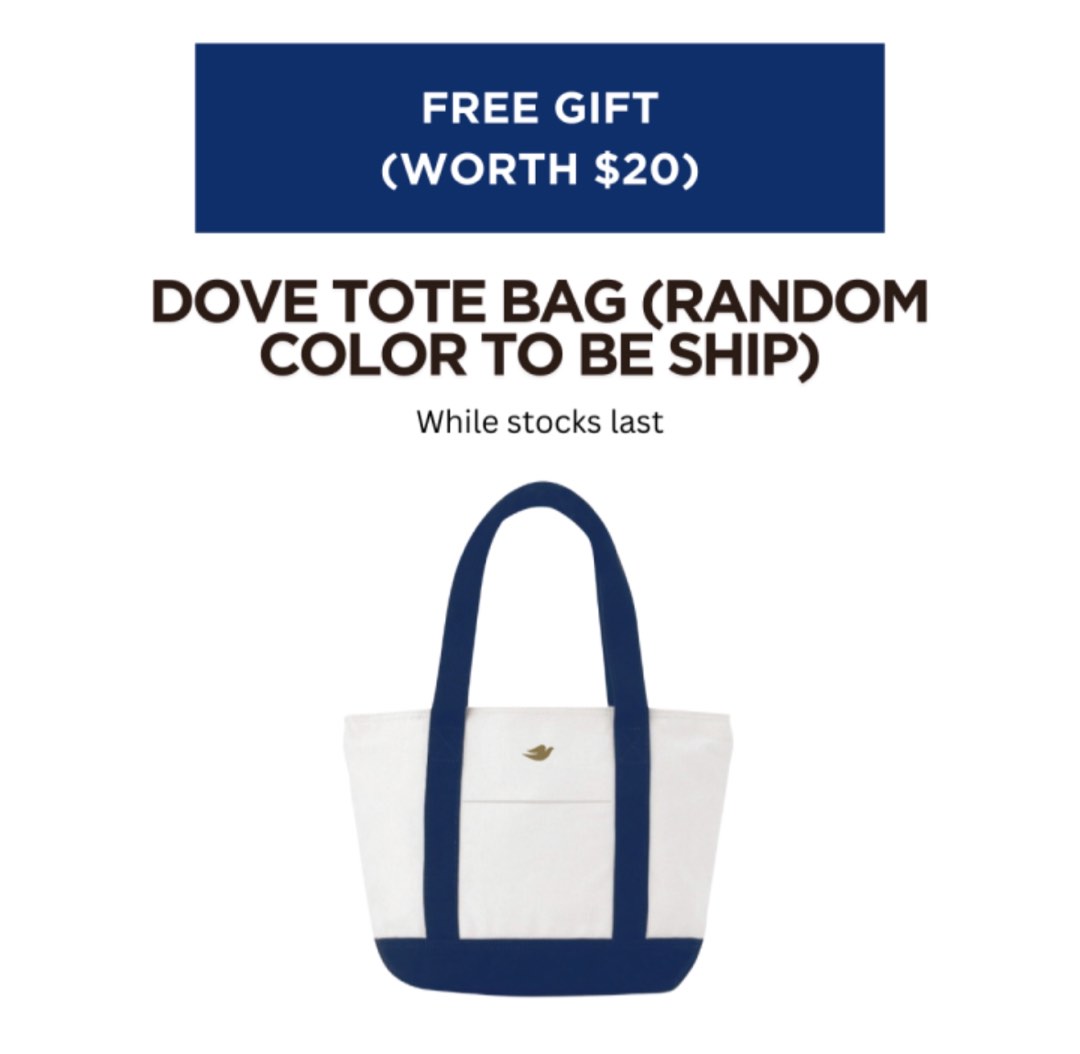 Dove Tote Bag, Women's Fashion, Bags & Wallets, Tote Bags on Carousell