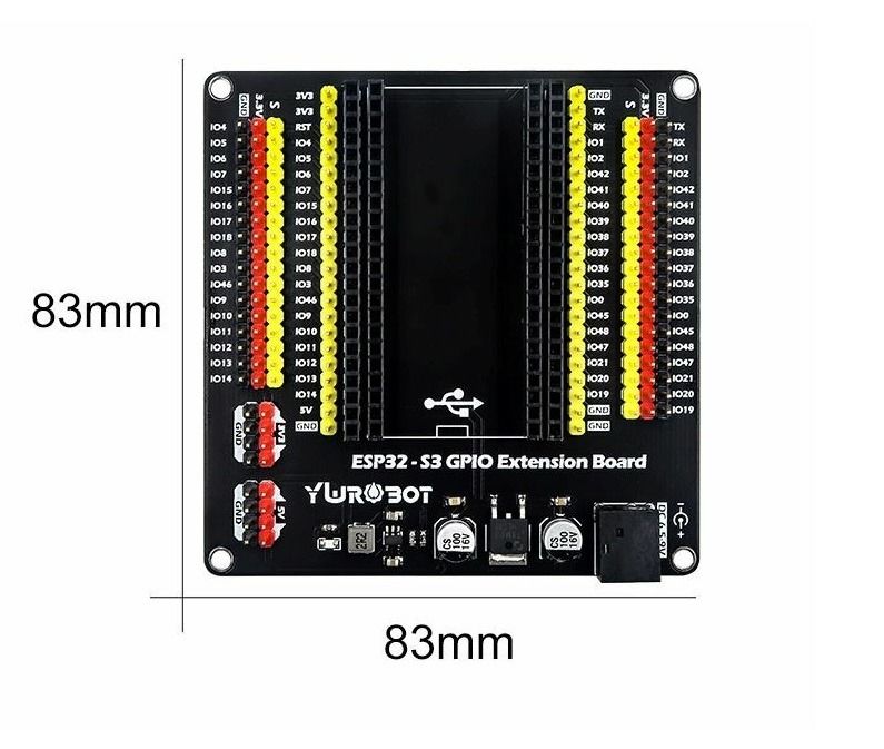 Esp32 S3 Gpio 擴展板 44pin Esp32 S3 Gpio Expansion Board Esp32 S3 Gpio 擴展板 適用於 Esp32 S3 Wroom1 的