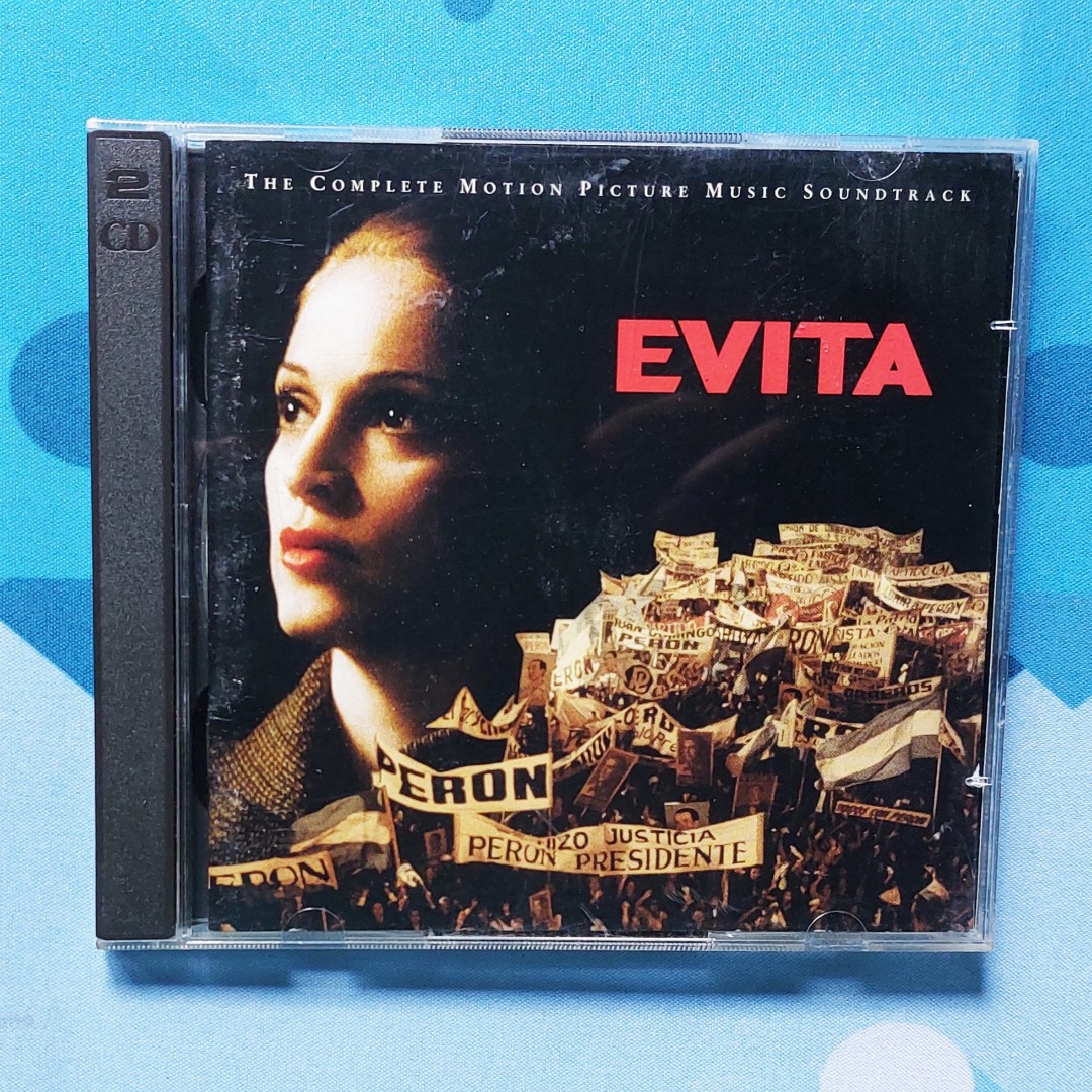 Evita The Complete Motion Picture Music Soundtrack CD, Audio, Portable ...