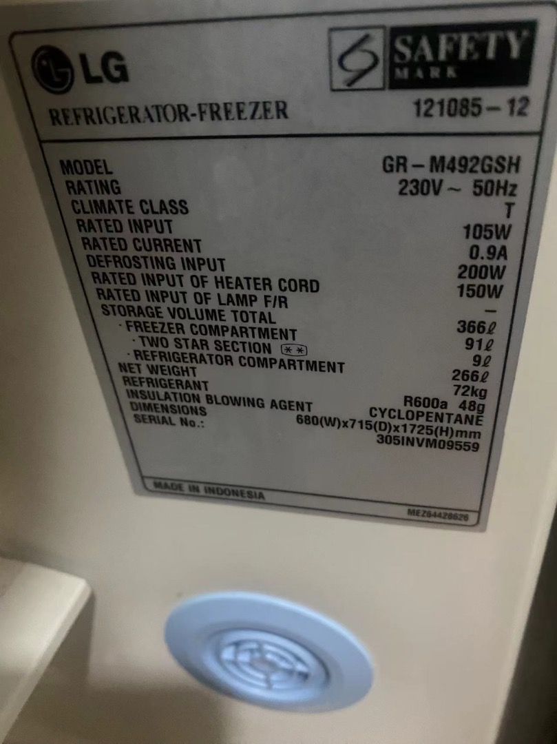 ★free deliver★home use regular size upright fridge refrigerator with ...