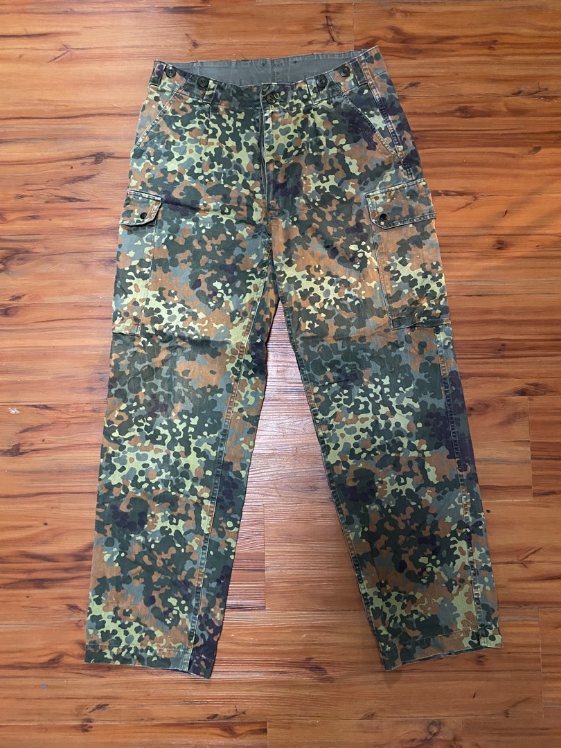 German Army BW Flectarn Camo Pattern BDU Field pants, Men's Fashion ...