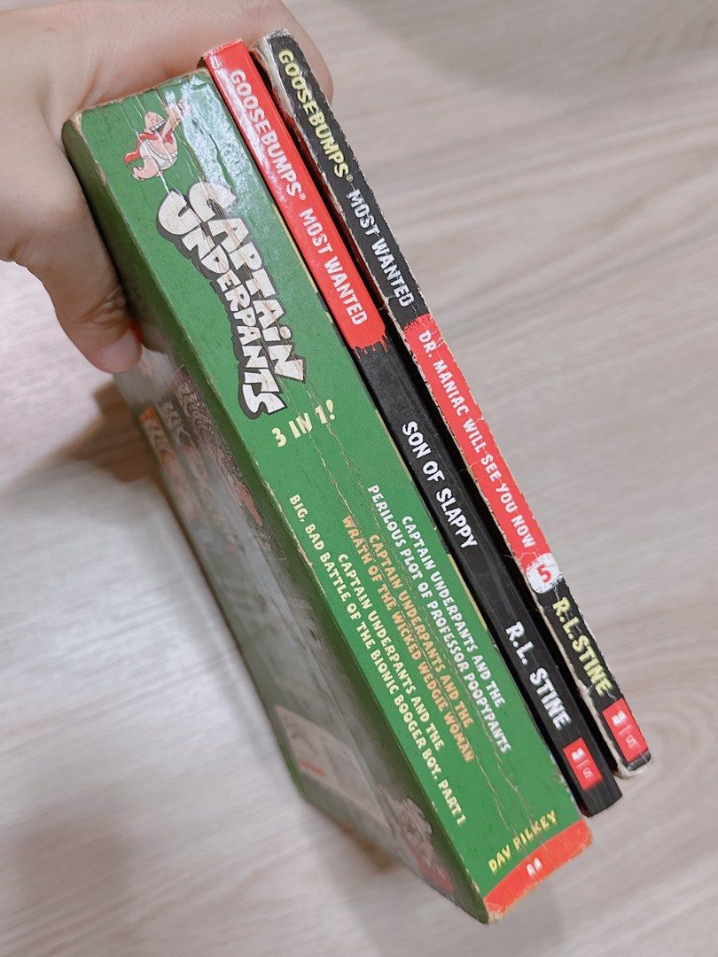 Goosebumps Most Wanted R.L. Stine Children Book Scary Captain ...