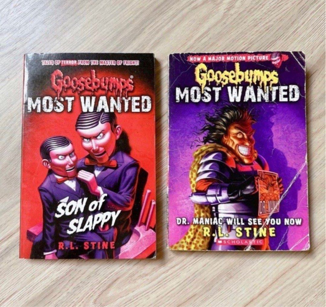 Goosebumps Most Wanted R.L. Stine Children Book Scary Captain ...