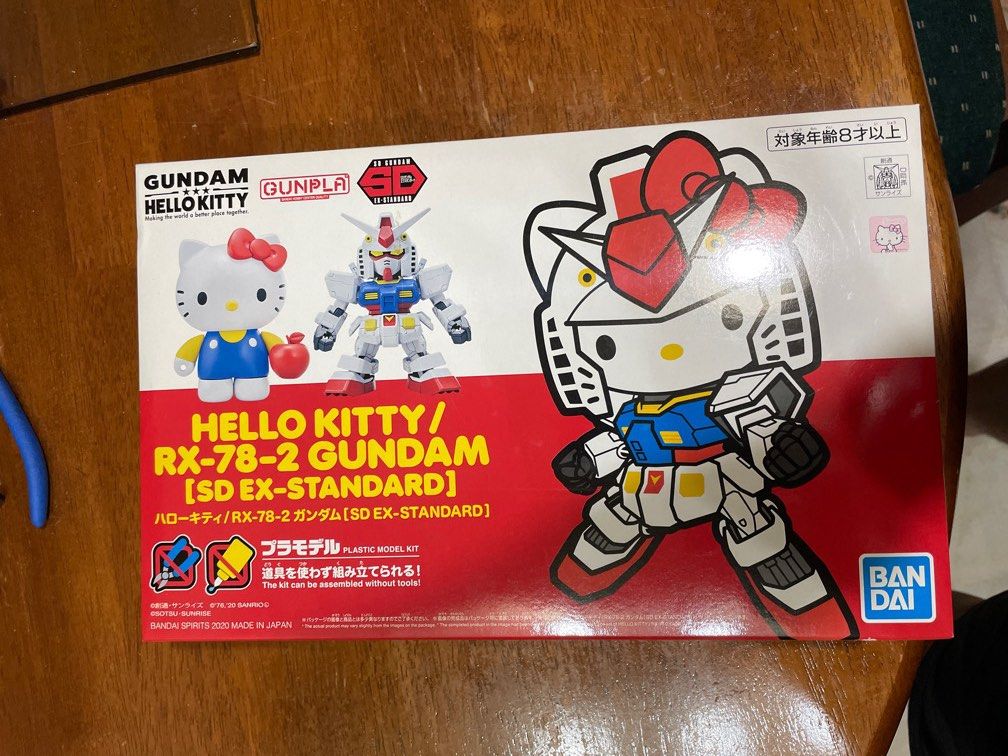 Gundam SD Hello Kitty, Hobbies & Toys, Toys & Games on Carousell