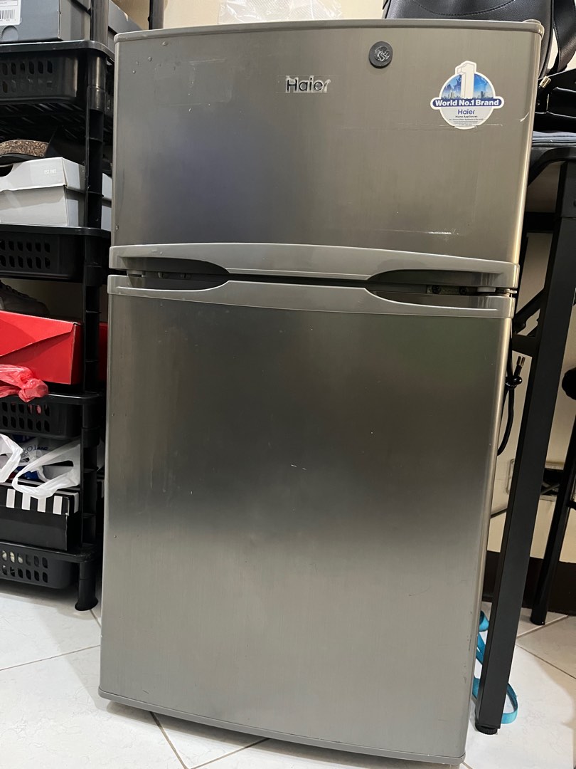 Haier HRF-D110H 3.0 cu. ft. Two Door Personal Refrigerator, TV & Home ...