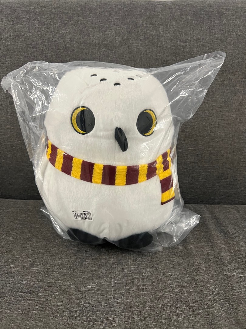 Harry Potter X Miniso Plushies Hedwig Medium Size 14 Inch, Hobbies ...