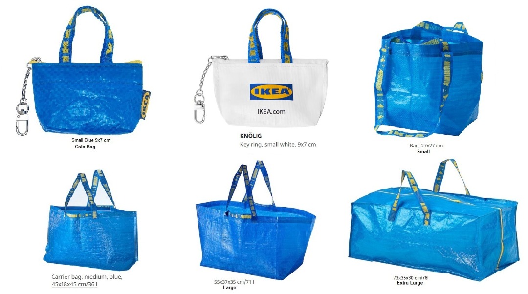 IKEA Carrier Bag Shopping Beg | Laundry | Reusable | Recycle | Small ...