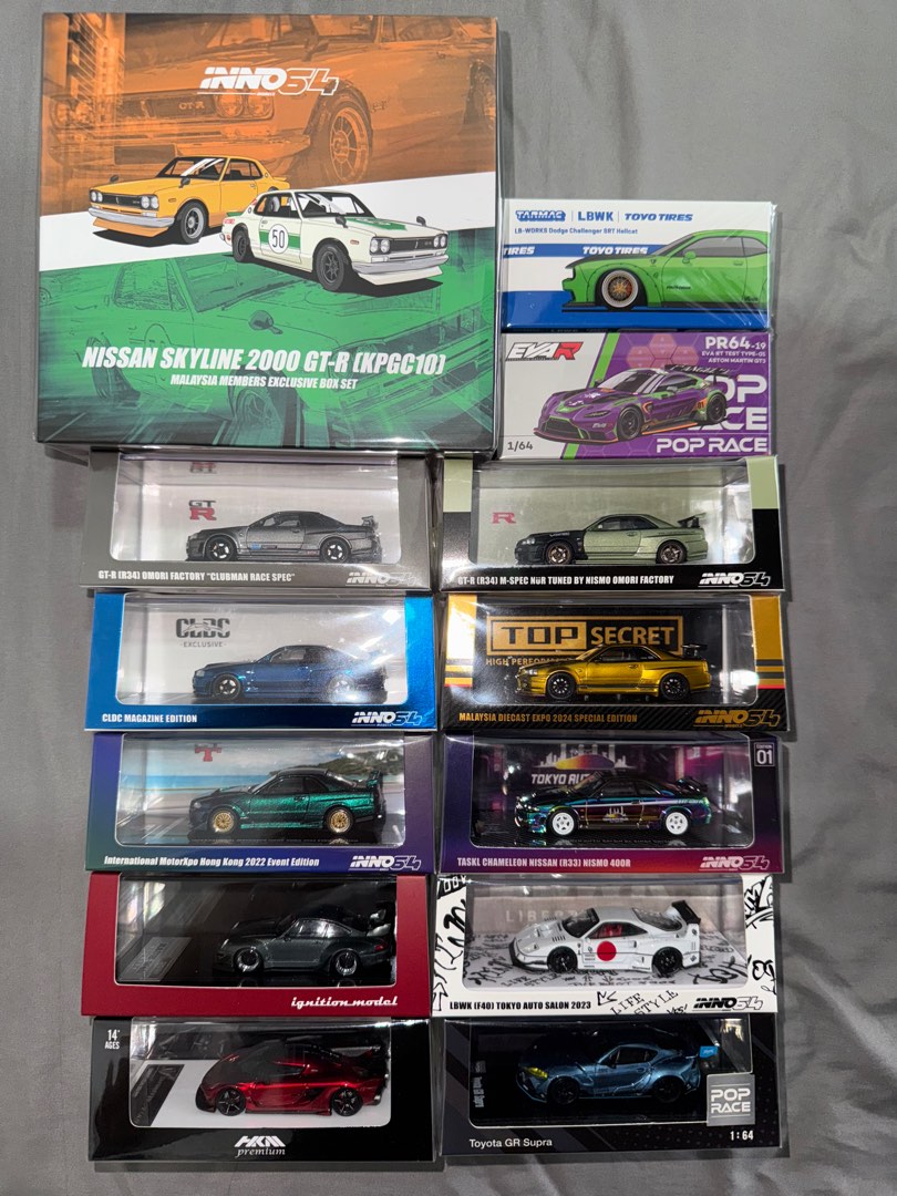 Inno64, Pop Race, Ignition Model (Limited Edition) HKM Nissan Skyline ...