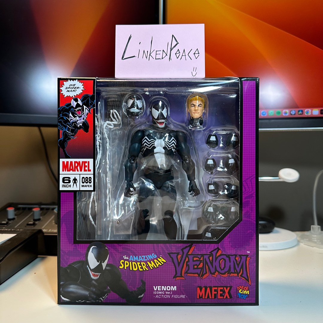 [In-Stock] MAFEX 88 Venom - Spider-Man Comic Ver. Dec 2024 Reissue ...