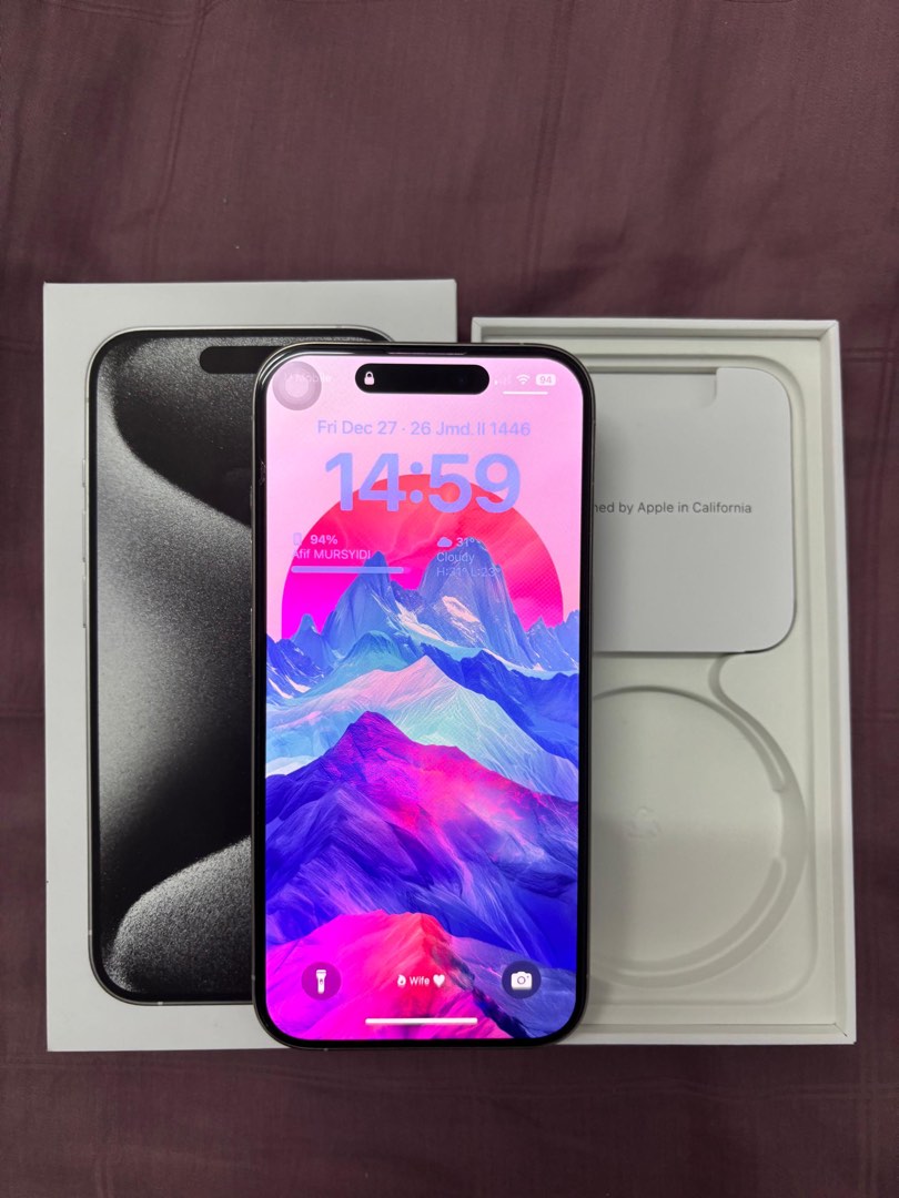 iPhone 15 Pro White Titanium 512GB, Mobile Phones & Gadgets, Mobile ...