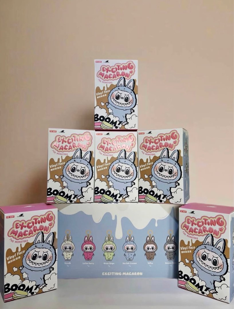 LABUBU POPMART COMPLETE SET EXCITING MAKARON AUTHENTIC, Hobbies & Toys ...