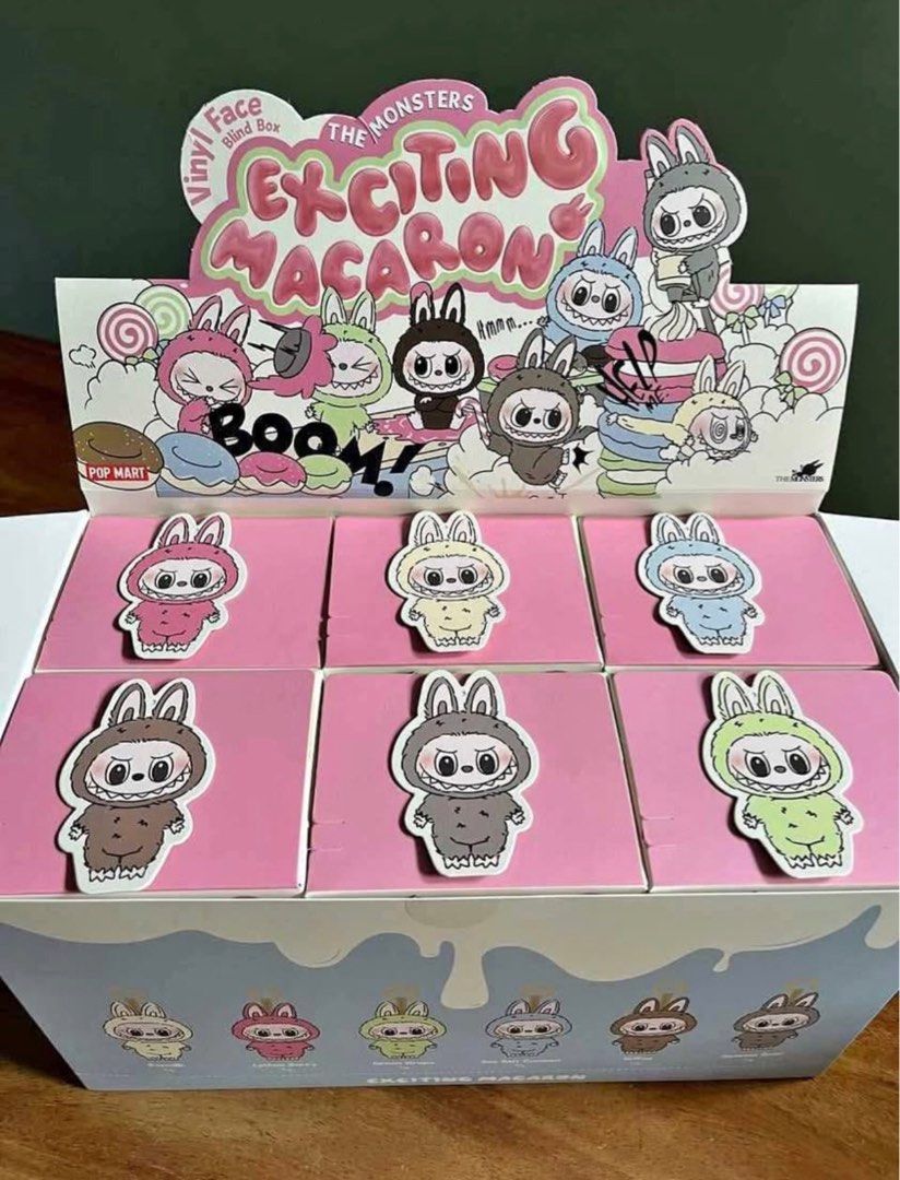 LABUBU POPMART COMPLETE SET EXCITING MAKARON AUTHENTIC, Hobbies & Toys ...