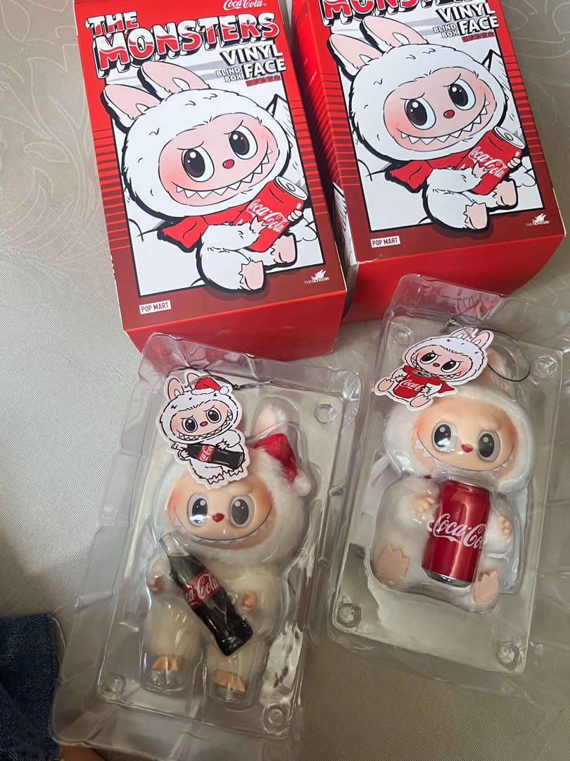 LABUBU THE MONSTER COCA-COLA PLUSH PENDANT, Hobbies & Toys, Toys ...