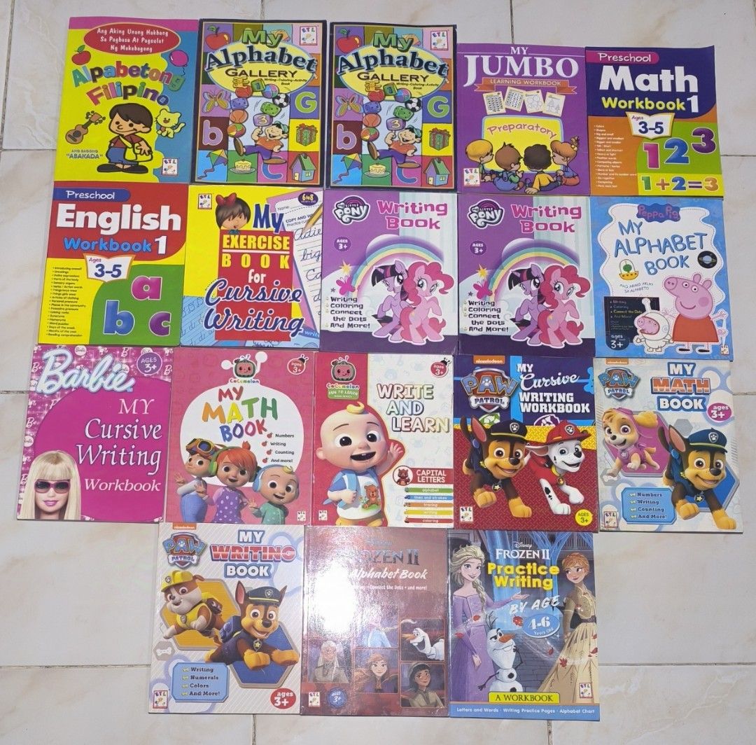 Learning Books Alphabet Gallery, Alpabetong Filipino, Math, English ...