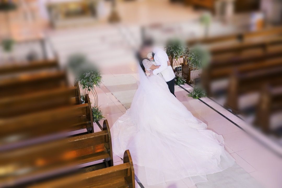 Luxury Wedding Ball Gown Long Trail w/ free Arrhae Holder, Ring Pillow ...