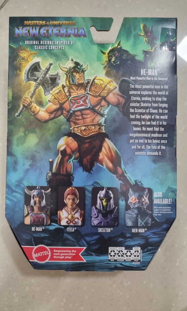 Mattel Masterverse Masters of The Universe MOTU - New Eternia He-Man ...