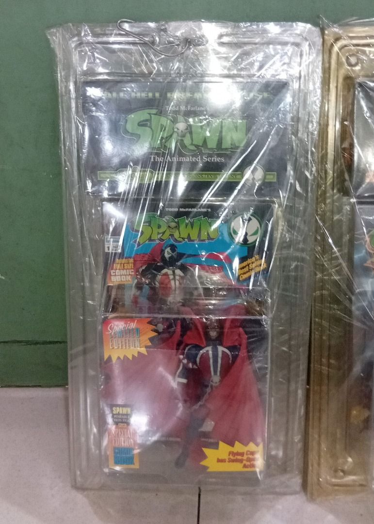 mcfarlane spawn series 1 variant figures with vhs tapes set 5 pcs ...