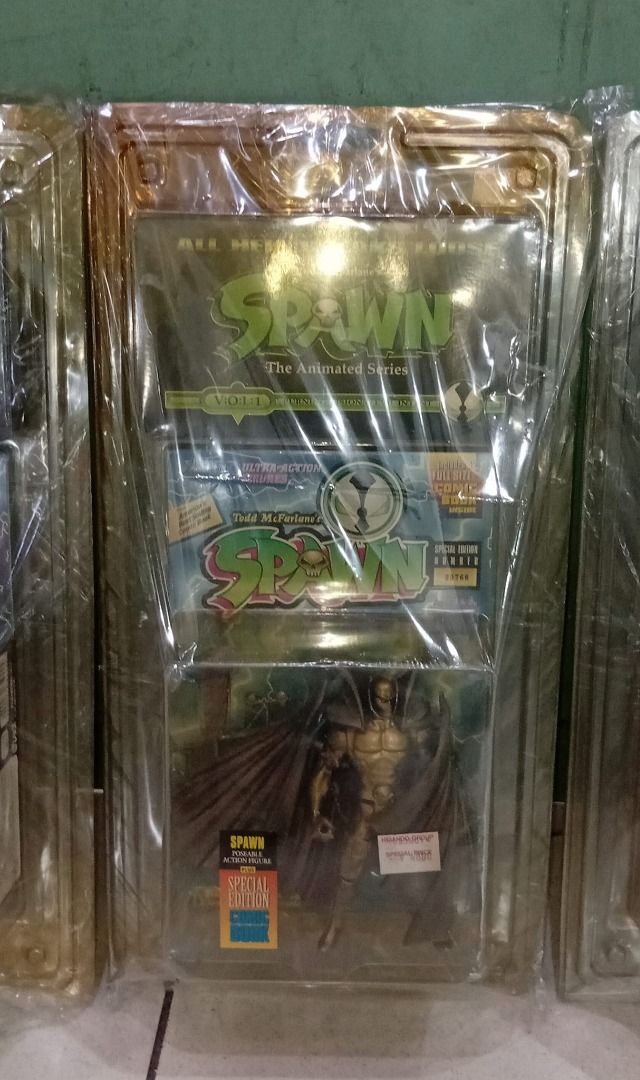mcfarlane spawn series 1 variant figures with vhs tapes set 5 pcs ...
