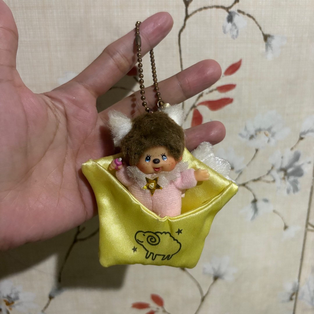 Monchhichi Zodiac Charm (Aries), Hobbies & Toys, Toys & Games on Carousell