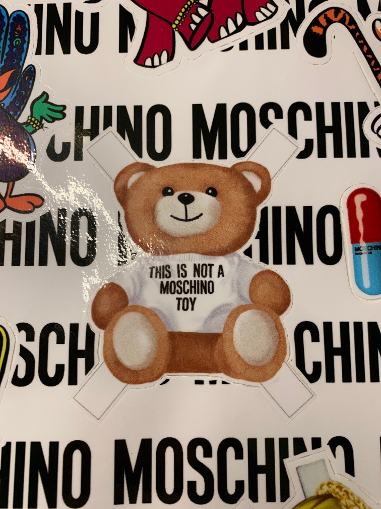 Moschino Stickers - $9.90 each sheet!, Hobbies & Toys, Stationery ...