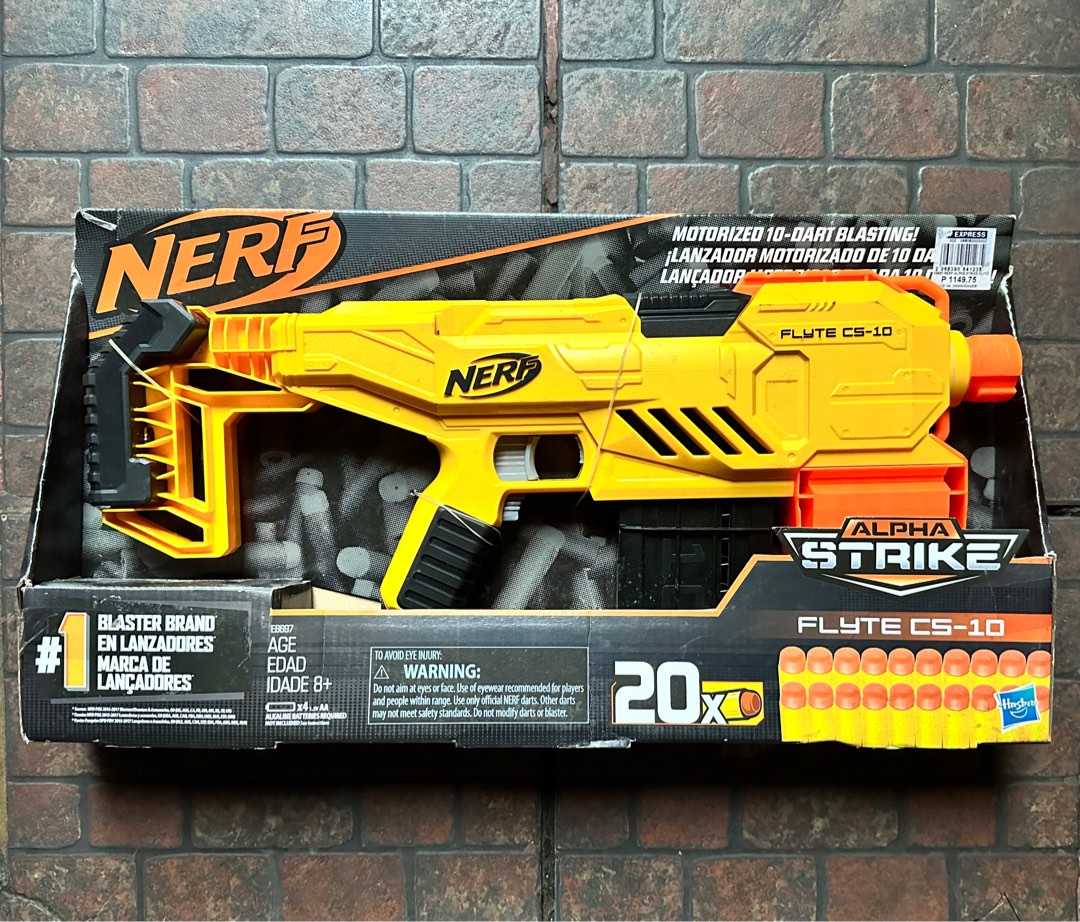 Nerf Alpha Strike Flyte CS-10, Hobbies & Toys, Toys & Games on Carousell