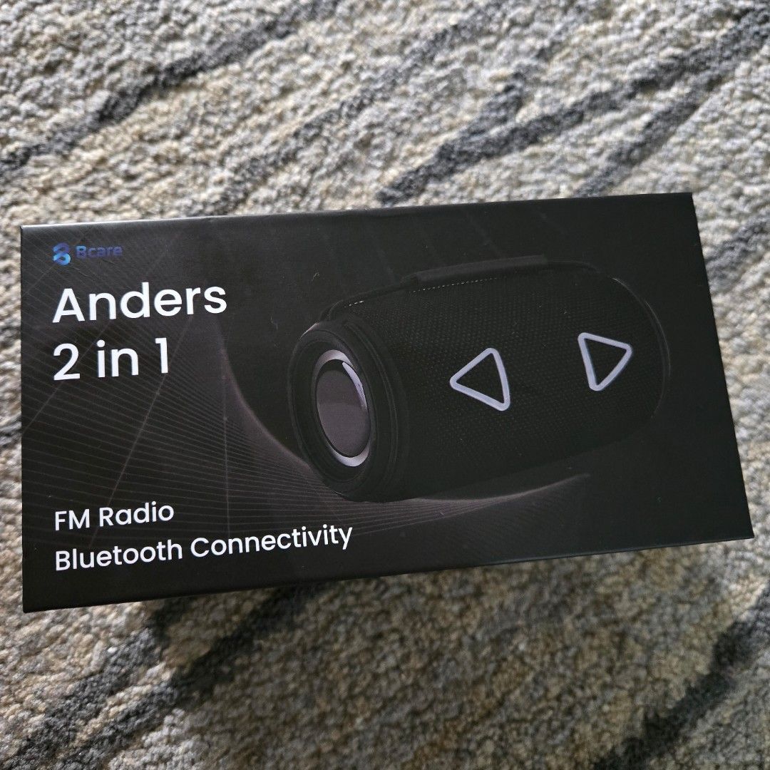 NEW bcare anders 2 in 1 wireless speaker, Elektronik, Audio di Carousell