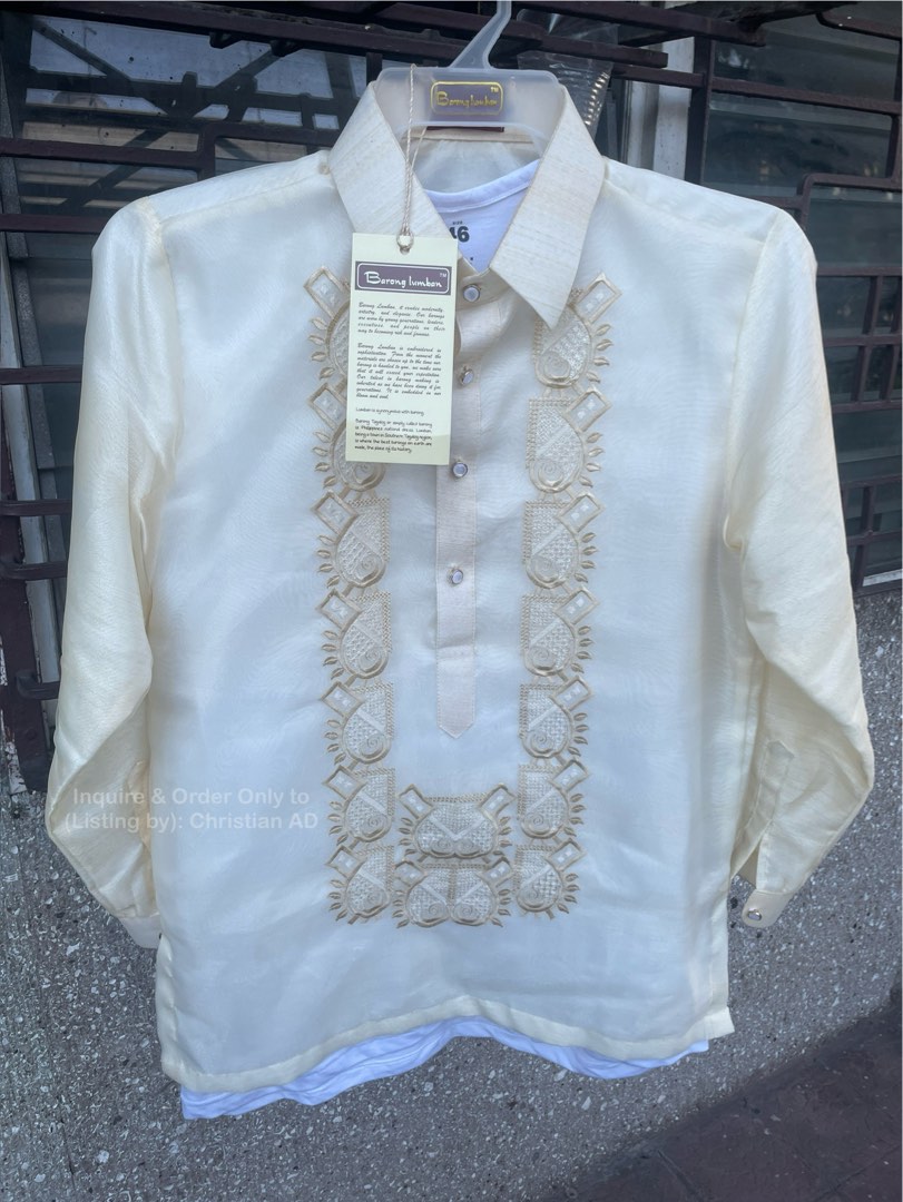 ORIGINAL Barong Lumban BRAND NEW WITH TAGS, Men's Fashion, Tops & Sets ...